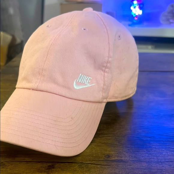 Nike | Accessories | Nike Light Pink Cap With White Logo | Poshmark